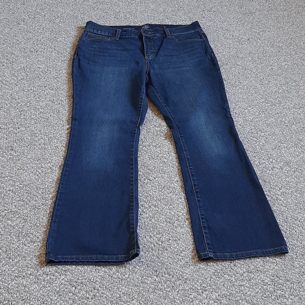 New St. Johns Bay Bootcut Button Pocket Jeans - Gem